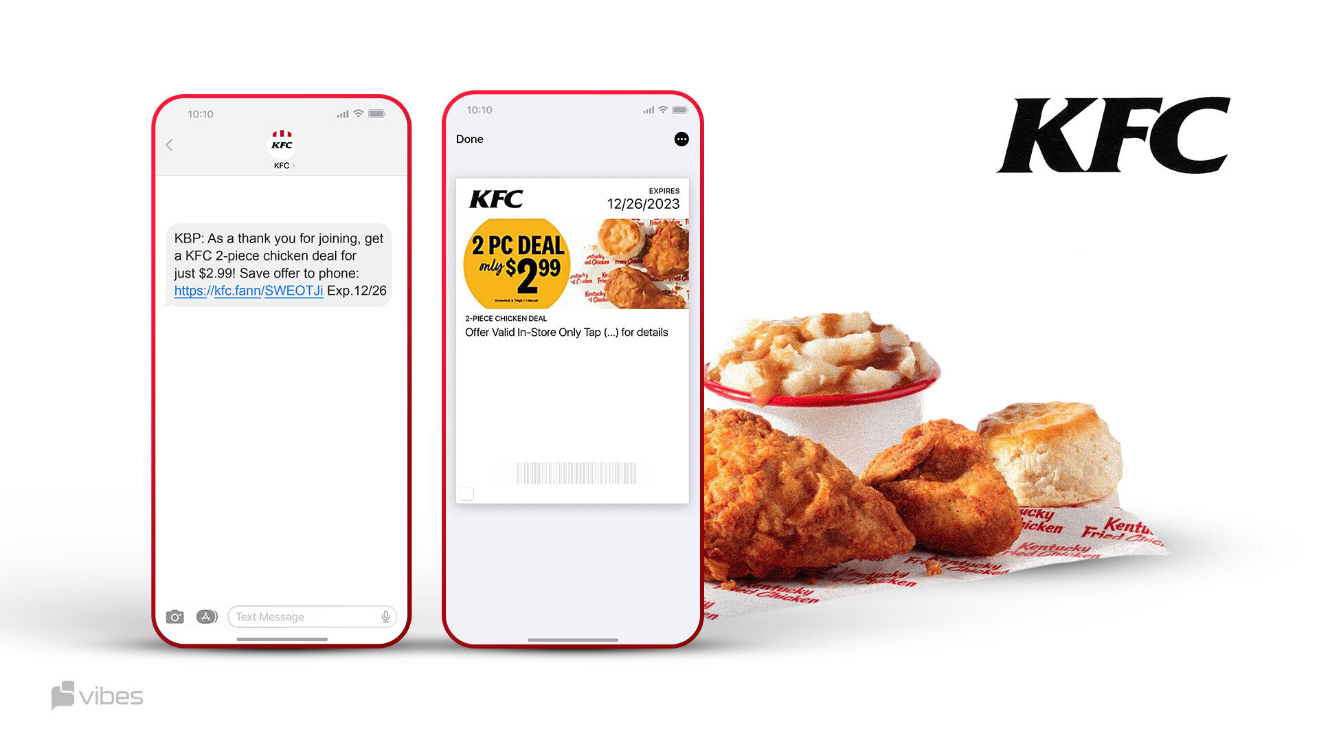 KBP Brands Rolls Out SMS and Mobile Wallet Program in 847 KFC Restaurants with Vibes Partnership ...